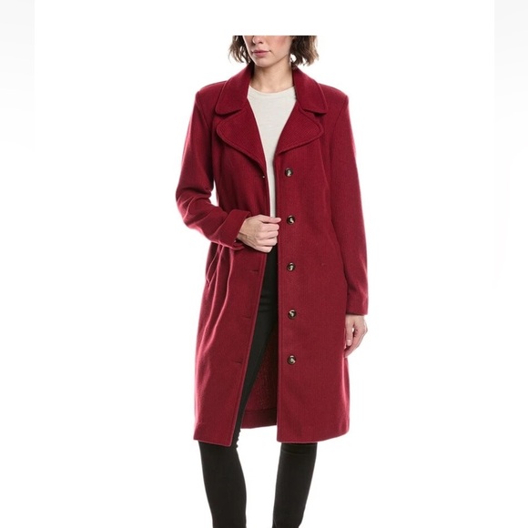 CAbi | Jackets & Coats | Cabi Red Hot Topper Trench Coat Large New In ...